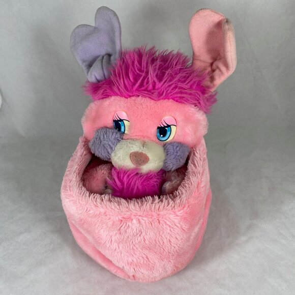 American Greetings | Toys | Vintage 985 Pink Party Popple Purple Cheeks ...